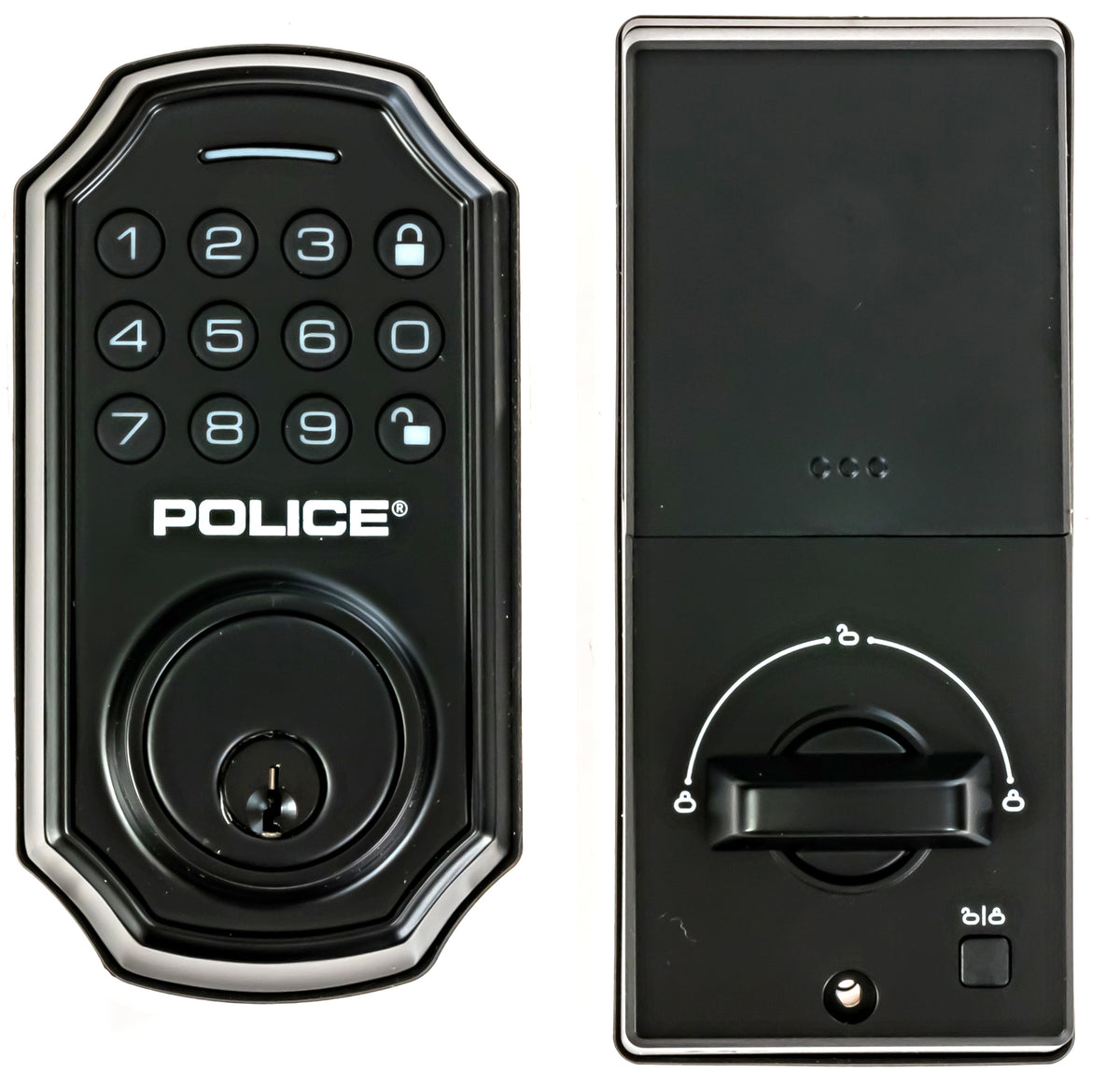 Police Keyless Entry Door Lock with Keypad - Smart Deadbolt Lock