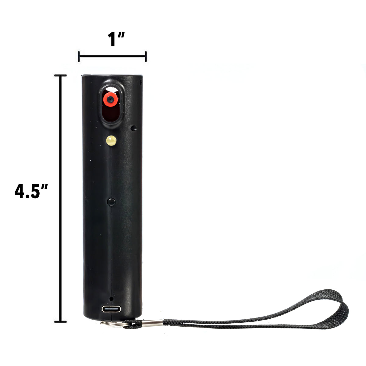 BURN 3-in-1 Max Strength Pepper Spray with Alarm & Flashlight