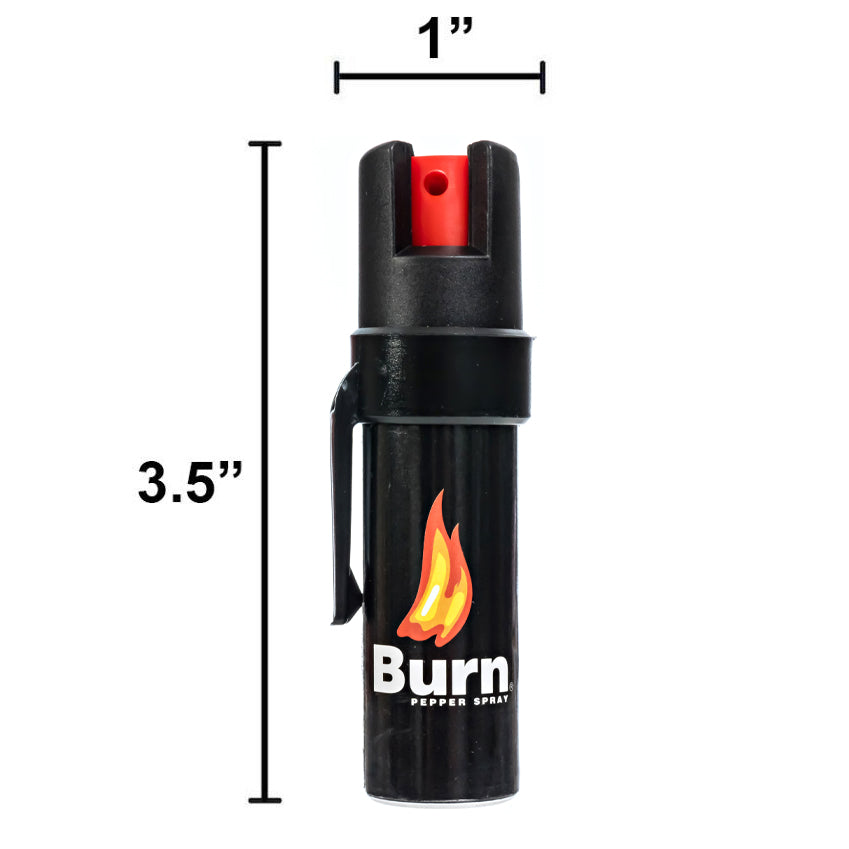 Burn Pepper Spray for Self Defense - Max Strength OC Spray, 0.84oz