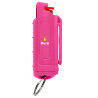 Pink Pepper Spray Keychain | Burn Pepper Spray | Policestunguns