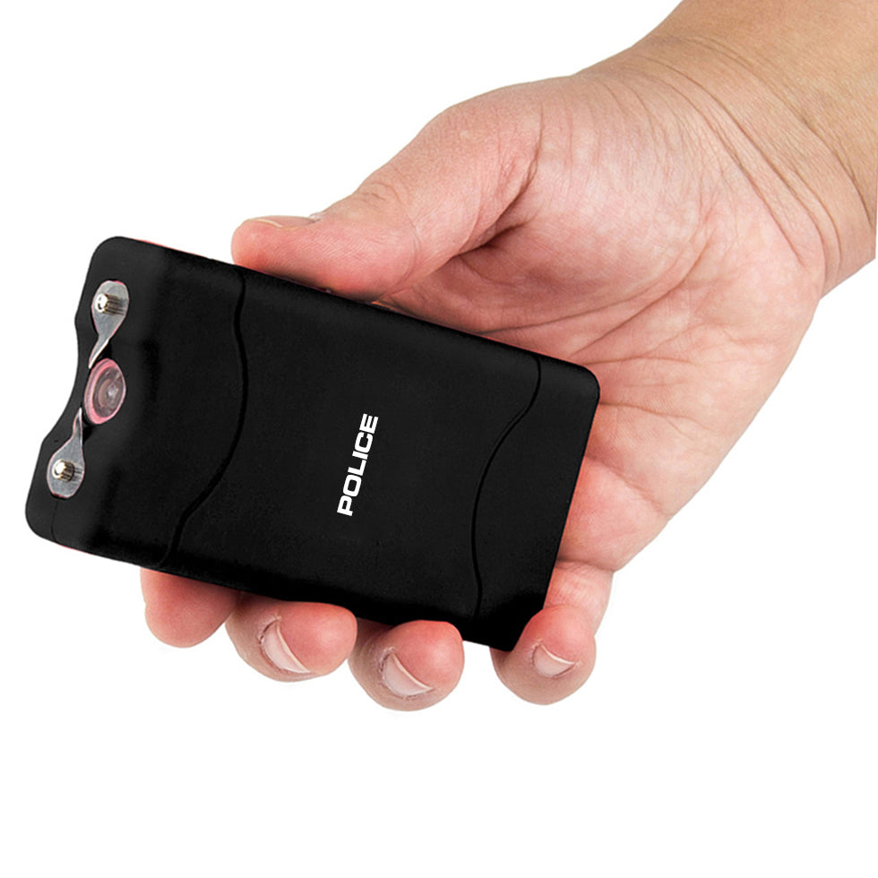 POLICE Stun Gun 800 Max Voltage Rechargeable with LED Flashlight